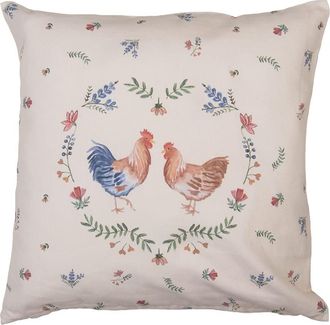 Clayre & Eef CAR21 Kissenh&uuml;lle Beige 40x40 cm