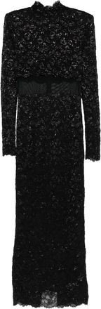 A.N.G.E.L.O. Vintage Cult robe longue en dentelle (années 2000) - Noir
