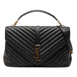Saint Laurent Pre-owned The College Satchel - - Pre-owned - Damen - Schwarzk - ONE SIZE