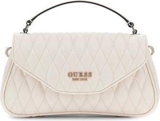 Guess sac à épaule bandoulière sac à main Valla Top Handle Flap Bag Bone écru