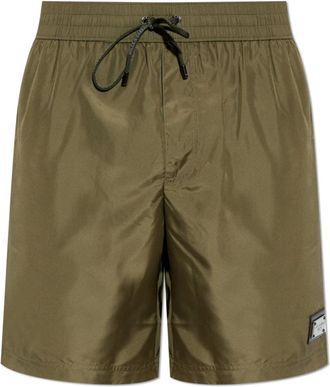 Dolce & Gabbana Homme, Maillots de bain, Vert, Taille: S Short de bain