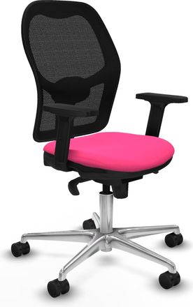 Piqueras y Crespo Computerstuhl Rosa Jorquera mit 2D-Armen, h&ouml;henverstellbare Lendenwirbelst&uuml;tze, ausgestattet mit 5 Positionen und eingespritztem Schaum. Mit Rollen vo