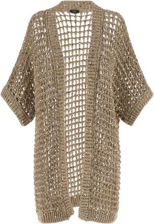 PESERICO Femme, Pulls, Beige, Taille: 34 FR Aurea Cardigan