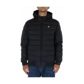 Lyle & Scott Homme, Vestes, Noir, Taille: XL Veste &agrave; Capuche et Fermeture &Eacute;clair &Eacute;l&eacute;gante