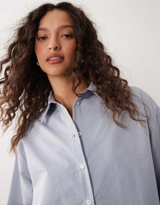 Sweaty Betty Sweaty - Betty - Chemise d&eacute;t&eacute; &agrave; rayures - Bleu/blanc multicolore