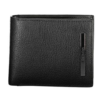 Calvin Klein Homme, Accessoires, Noir, Taille: ONE Size Portefeuille Bifold Moderne Bar