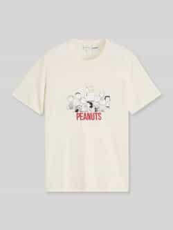 Tom Tailor Regular Fit T-Shirt aus reiner Baumwolle mit Peanuts-Print
