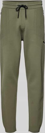 HUGO BOSS Regular Fit Sweatpants mit Jacquard Akzenten Modell ACTIVE PUSH