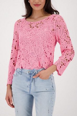 Monari Strickpullover Pullover im Cornelly-Muster - Regular Fit