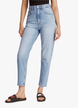 Tommy Hilfiger Jean mom fusel&eacute; taille tr&egrave;s haute
