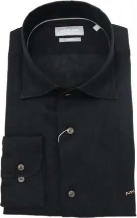 Michael Kors Homme, Chemises, Noir, Taille: 4XL Casual Chemises