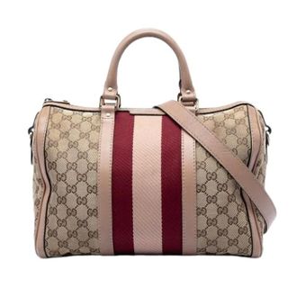 Gucci Sac bandouli&egrave;re vintage en toile Pre-owned - Femme - Pre-owned - Beige - Taille: ONE Size