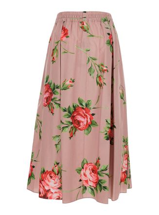 Dolce & Gabbana Womens Skirt Pink Cotton