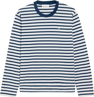 Ami Homme, Tops, Bleu, Taille: M Long Sleeve Hauts