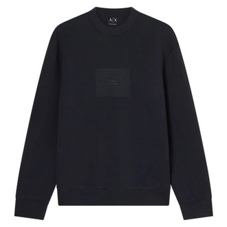 A|X Armani Exchange Homme, Sweatshirts et sweats &agrave; capuche, Bleu, Taille: S SweaT-shirt Pull-over
