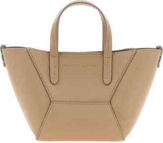 Brunello Cucinelli Femme, Sacs, Beige, Taille: ONE Size BC Duo Mini Bag