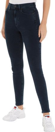 Tommy Jeans Damen Jeans Sylvia Skinny Fit, Blau (Denim Dark), 29W / 30L