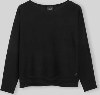 s.Oliver Black Label Relaxed Fit Pullover aus Viskose-Mix