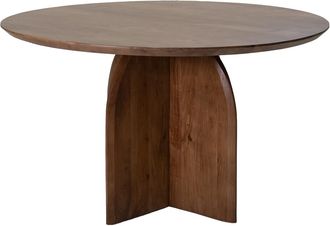 Giga Meubel Esstisch Danae - Rund - Akazienholz - 130cm