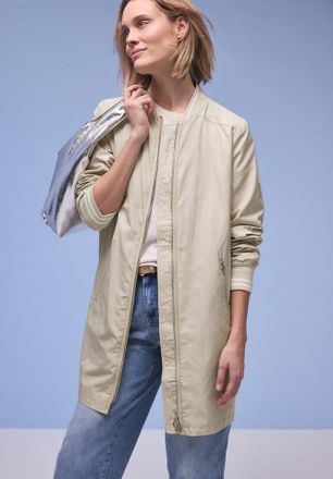 Street One Langjacke bequeme Passform, 2-Wege-Rei&szlig;verschluss