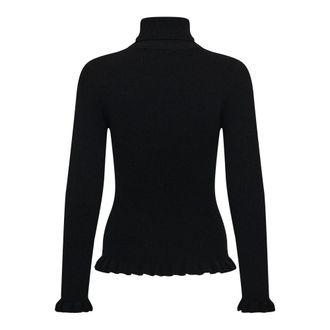 Cream Dela Strick Rollkragenpullover - - Knitwear - Damen - Schwarzk - L
