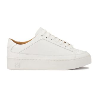 Kazar Wei&szlig;e Sneaker mit Perforation an der Nase - - Shoes - Damen - Wei&szlig; - 36 EU
