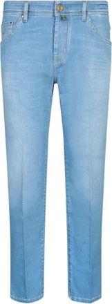 Jacob Cohen Homme, Jeans, Bleu, Taille: W34 Jean bleu coupe carotte