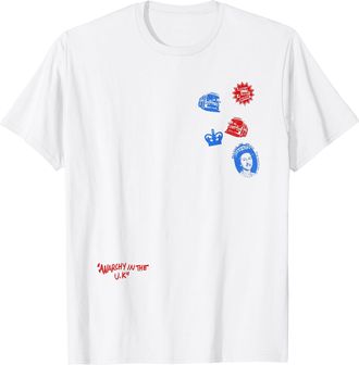 Sex Pistols Offizielle Anarchy in Gro&szlig;britannien Briefmarken T-Shirt