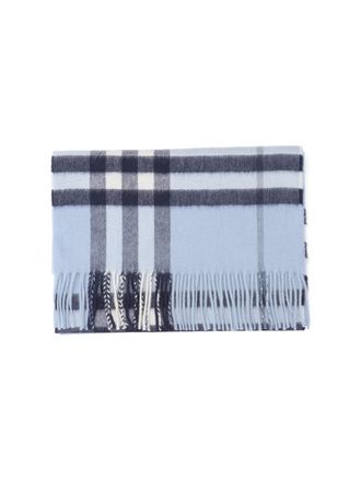 Burberry Womens Scarfs Blue Cashmere