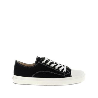 Moschino Schwarze Seiden- & Nylon-Sneakers - - Shoes - Herren - Schwarzk - 43 EU