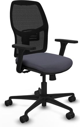 Piqueras y Crespo Alfera verstellbarer Schreibtischstuhl mit 3D-Armen, h&ouml;henverstellbare Lendenwirbelst&uuml;tze, ausgestattet mit Syncro/Translack und Schneideschaum, mit R