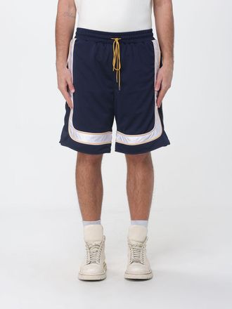 Rhude Zweifarbige Sportshorts aus Polyester mit Seitenstreifen