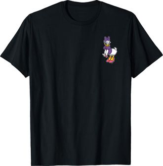 Disney Daisy Duck Retro Pose Pocket Logo T-Shirt