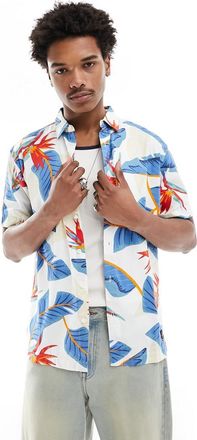 Superdry Chemise hawa&iuml;enne - Optic Paradise-Blanc