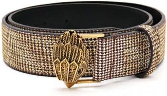 Kurt Geiger Femme, Accessoires, Jaune, Taille: S/M Kensington 38 Belt