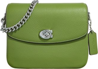 Coach Crossbody Bags - Polished Pebbled Leather Cassie Crossbody 19 - Gr. unisize - in Gr&uuml;n - f&uuml;r Damen