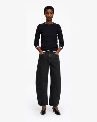 Arket BLOOM Barrel Jeans -Schwarz