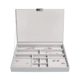 Stackers Schmuckkästchen mit Deckel, Grau