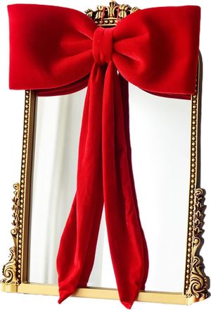 Generic Weihnachtstoper - Riesenbogen, festlicher Bauernhaus Samtdekor, Weihnachtsbaumdekoration Anhänger | Effortless Installation christmastreeTopper for Wa