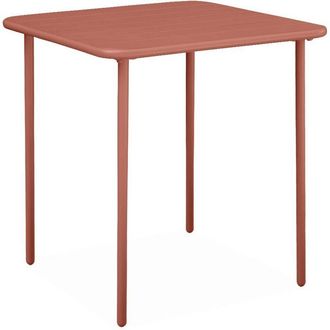 Sweeek Gartentisch aus Stahl 2 Pl&auml;tze