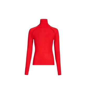 Victoria Beckham gerollter Wollschalter - Rot