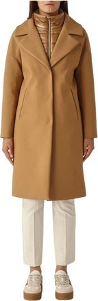 Herno Femme, Manteaux, Brun, Taille: 34 FR Manteau crois&eacute; en twill