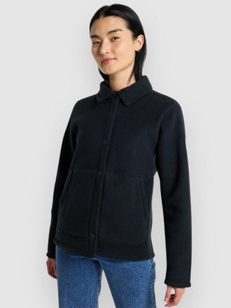 Burton Cinder Snap Shrt Sweat &agrave; capuche zipp&eacute; noir