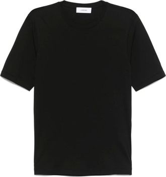 Lardini Homme, Tops, Noir, Taille: XL T-shirt noir pour homme