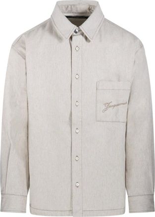 Jacquemus Homme, Vestes, Beige, Taille: M La Chemise Boulanger