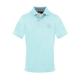 Aquascutum Poloshirt f&uuml;r Herren, Mit Kragen (Himmelblau)