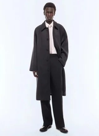Fursac Pardessus en laine et cachemire - Taille L/XL - Homme