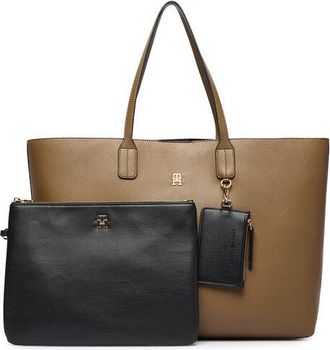 Tommy Hilfiger Handtasche Th Icon Tote AW0AW18173 Braun