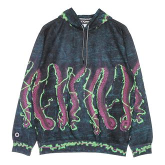 Octopus Schwarzer leichter Kapuzenpullover - - Sweatshirts & Hoodies - Herren - Mehrfarbig - L