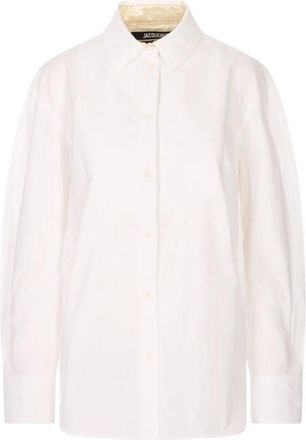 Jacquemus Femme, Blouses et Chemises, Blanc, Taille: 38 FR La Chemise Citta